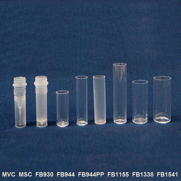 MVC - 0.5mL volume, Flat Bottom Tubes 10x45mm (external) polypropylene ...